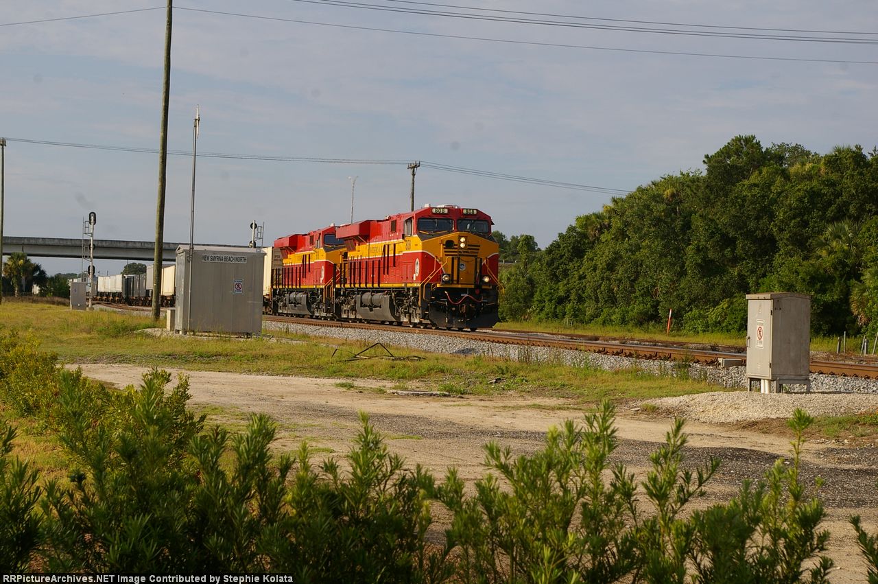 FEC 808 ON FEC 226 HEADING NORTH TO JAX